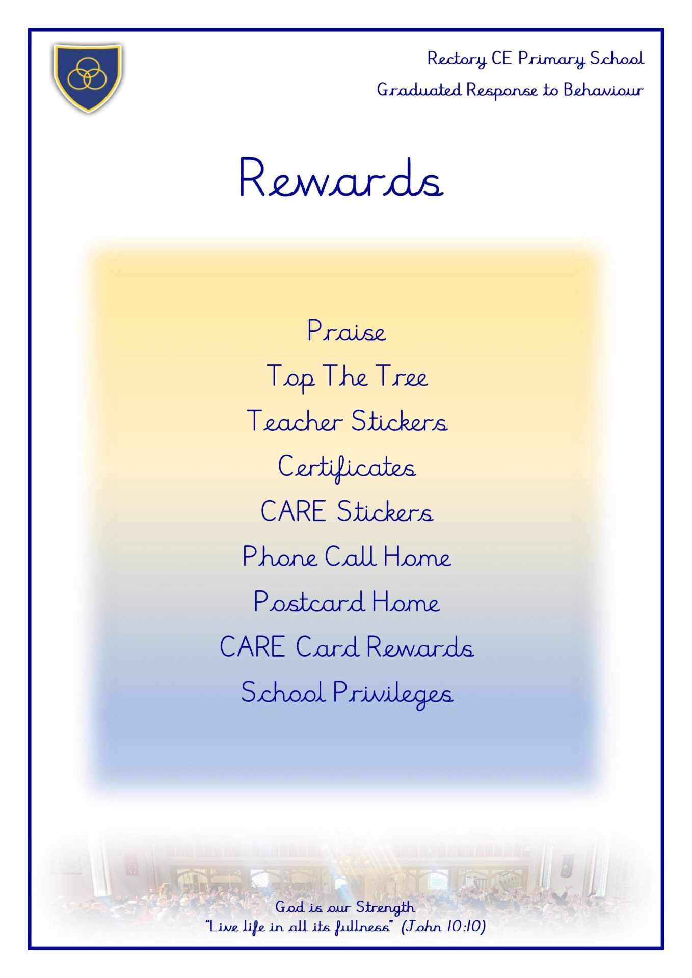 Behaviour | Rectory CE Primary School